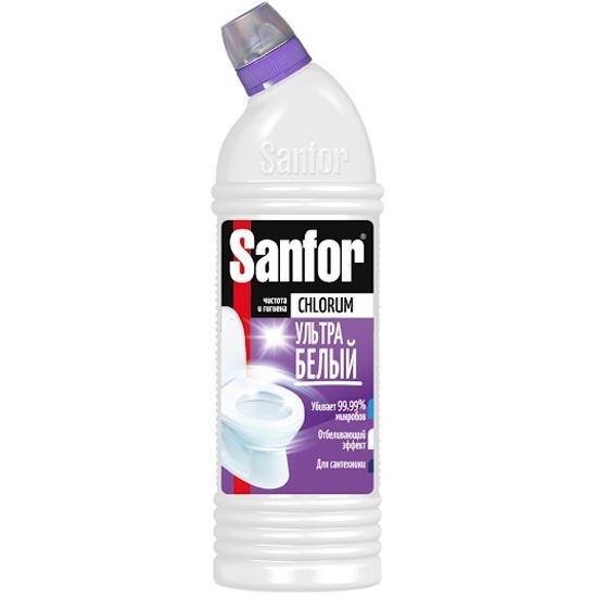 Гель SANFOR WC Gel Chlorum, 750 мл | Pepper