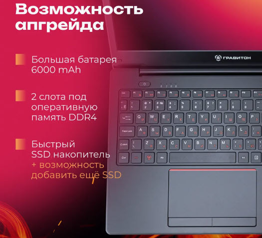 Ноутбук Гравитон Н15И (15.6", IPS, 1920х1080, i5 10210U, 8/256 ГБ ...