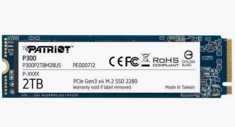 SSD накопитель 2 ТБ Patriot P300 (с WB кошельком) | Pepper