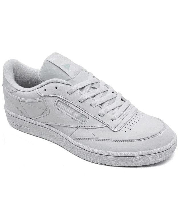 Кеды Reebok Club C 85, натуральная кожа, размеры 8 - 10.5 US (41 - 44.5 EU/RU) | Pepper
